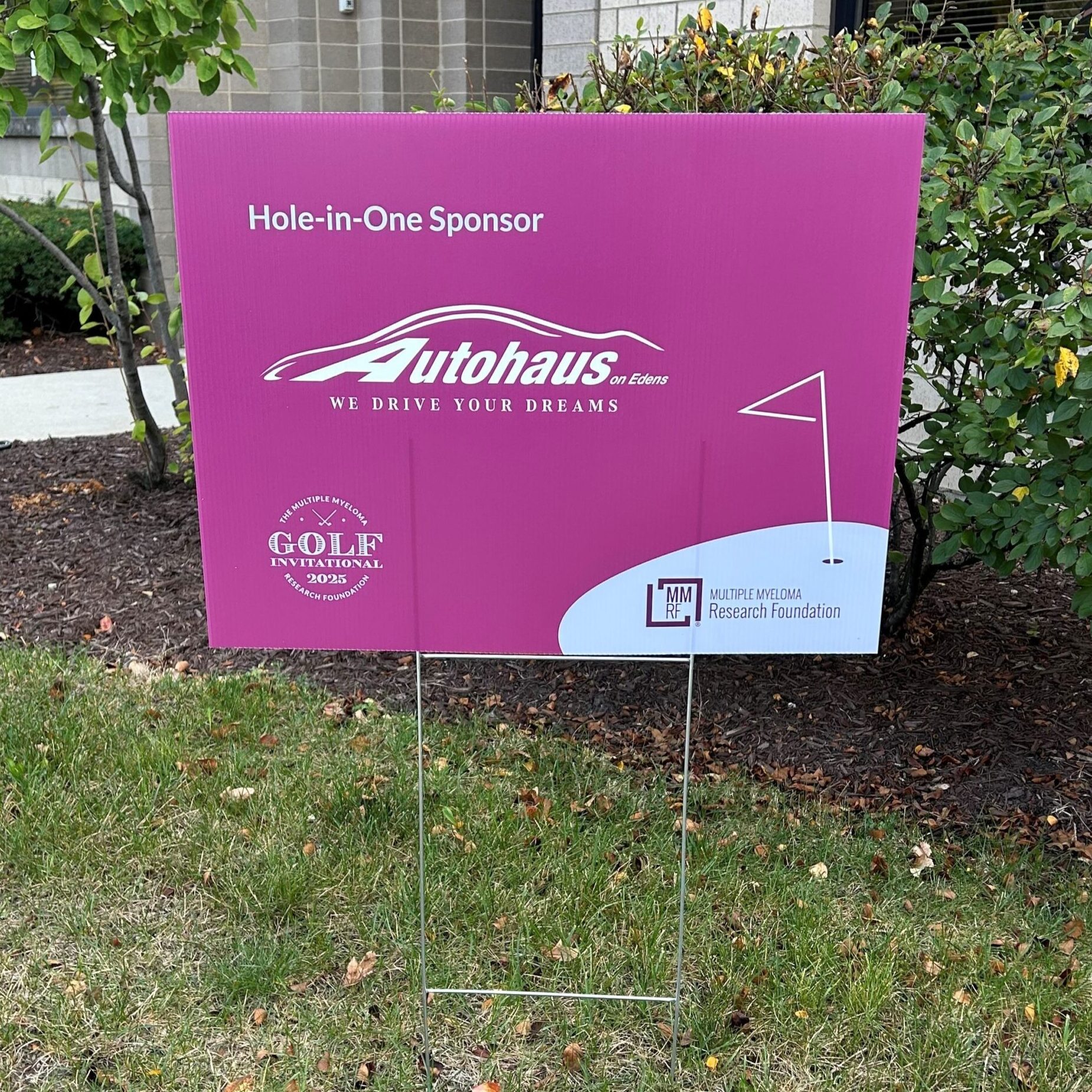 MMRF Golf Outing Yard Sign - United GMG